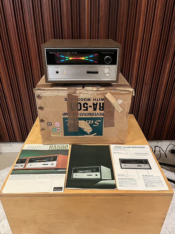 Sansui RA-500 with original box, packaging, manuals, inserts, | Reverb