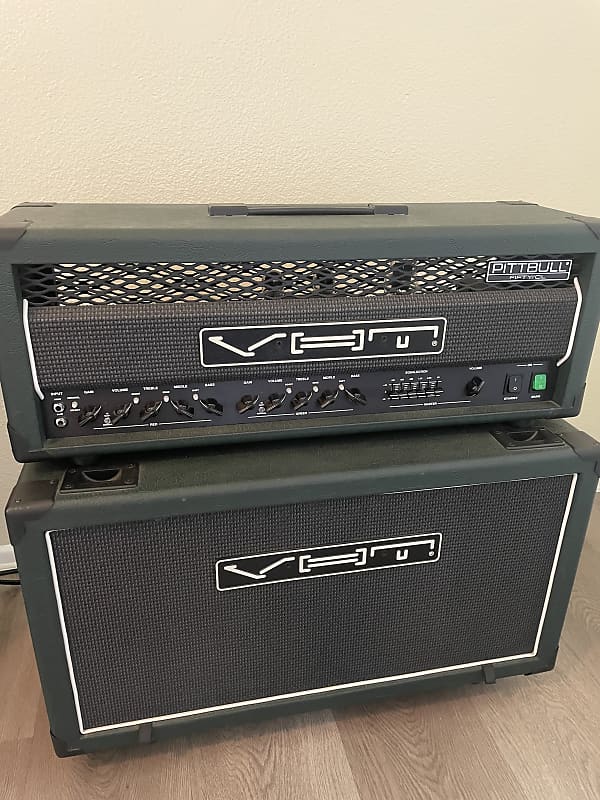 VHT Pittbull CL50 with Graphic EQ 2000s - Green Tolex | Reverb