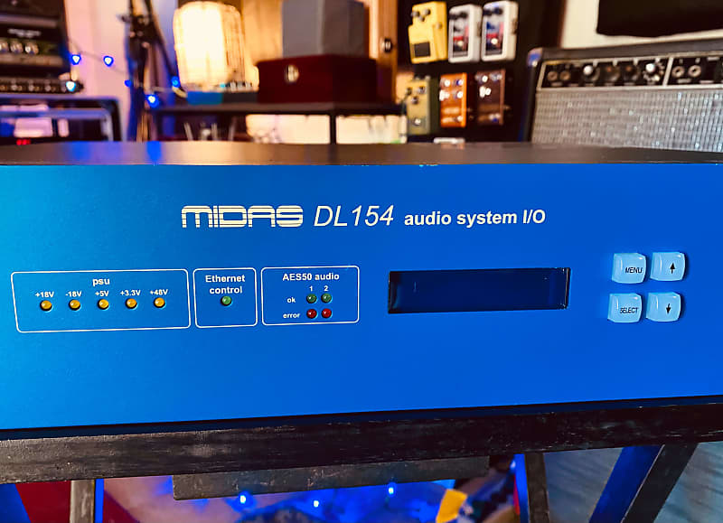 Midas DL154 8-Input / 16-Output Digital Stage Box / 8 Mic | Reverb
