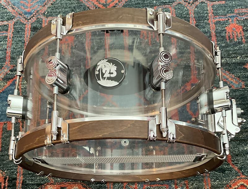 PDP 25th-anniversary Snare Drum - 6.5 inch x 14 inch, Clear | Reverb