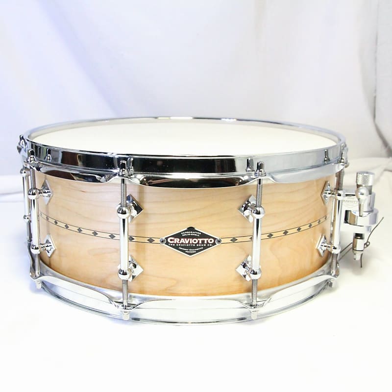 CRAVIOTTO Custom Shop Snare Drums Solid Maple | Reverb Australia