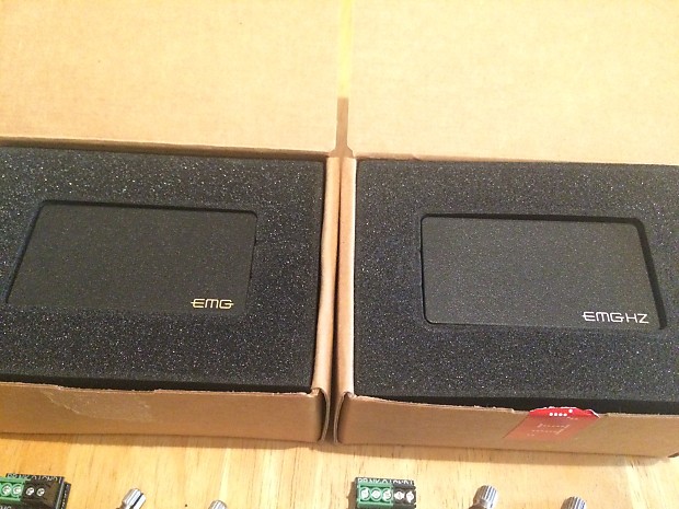 EMG H4/H4A Passive Pickup Set Black | Reverb