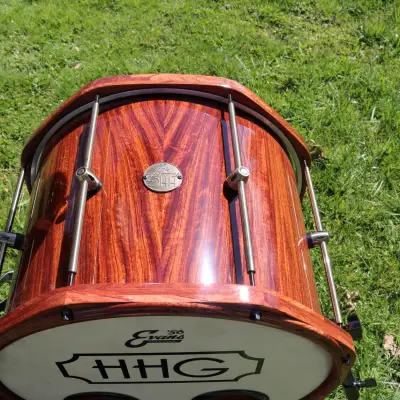 HHG Drums Solid Bubinga 7 Piece Kit 2022 Natural High Gloss | Reverb