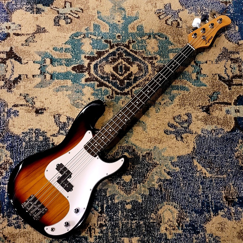 Lyman LP-150 Precision Style Bass - 3-tone Sunburst | Reverb