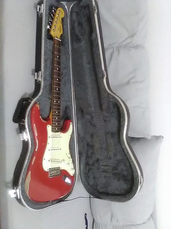 MIJ Squier Silver Series Stratocaster 1993 - Torino Red | Reverb