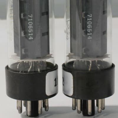 1MP EL34 6CA7 Telefunken Power Tubes "O" Getter Made in | Reverb