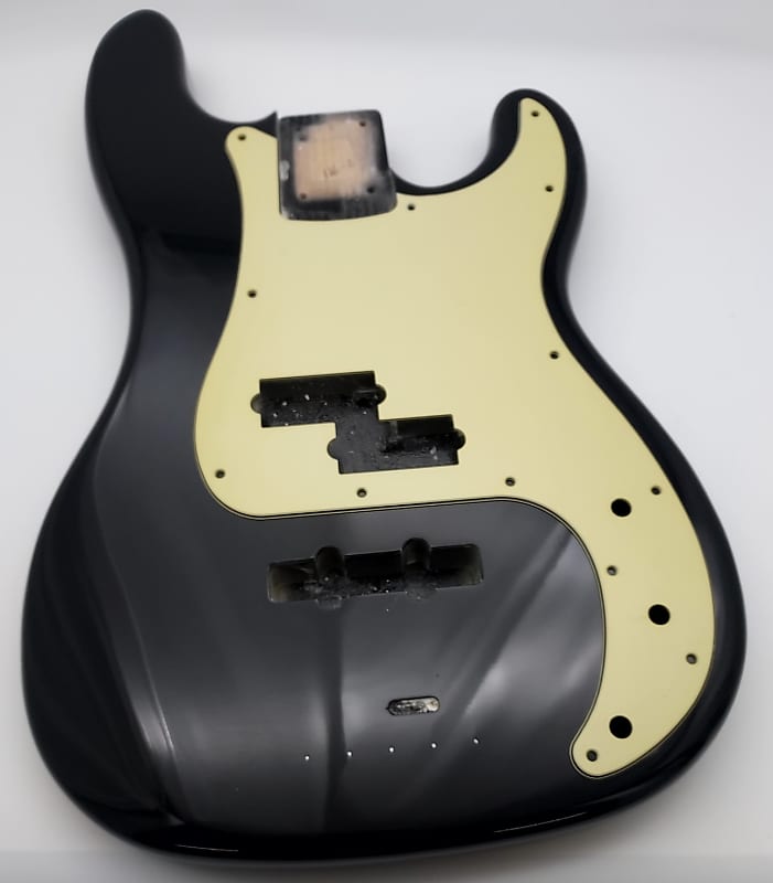 4lbs 8oz BloomDoom Nitro Lacquer Aged Relic Black P/J-Style | Reverb