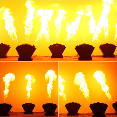 180W Flame Spraying Projector DMX DJ Stage Fire Effect | Reverb