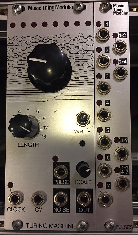 Music Thing Modular Turing Machine plus Pulses expander | Reverb