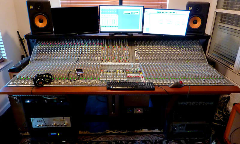 ATI Paragon II 56 Channel Mixing Console Converted Studio | Reverb