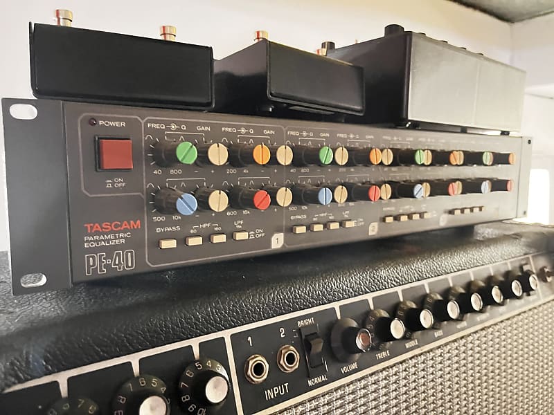 TASCAM PE-40 4 channel equalizer | Reverb Australia