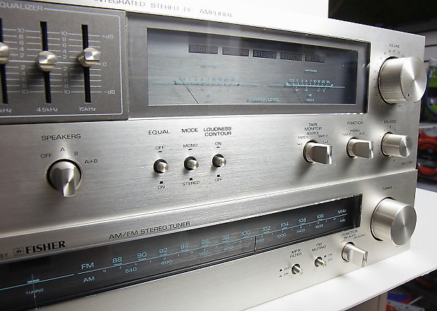 Fisher CA-2120 Vintage Integrated Amp and FM-2121 AM/FM | Reverb