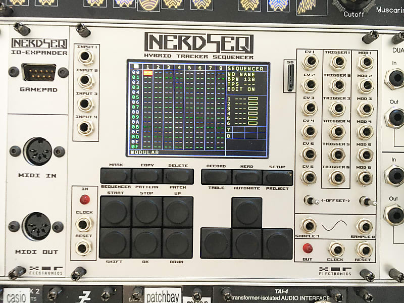 XOR Electronics Nerdseq + MIDI expander | Reverb