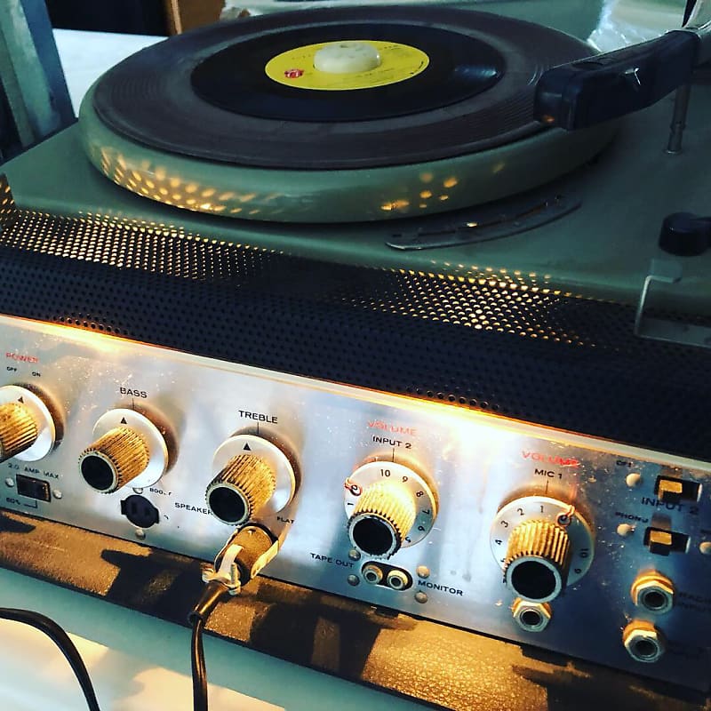 Bogen-Presto VP-20 tube record player/ dual el84 amp 1961 | Reverb