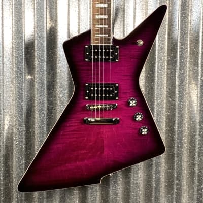 Westcreek Revenge Explorer Flame Transparent Purple Burst | Reverb