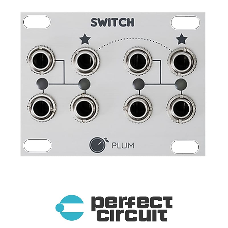 Plum Audio SWITCH 1U Signal Router (Silver) | Reverb