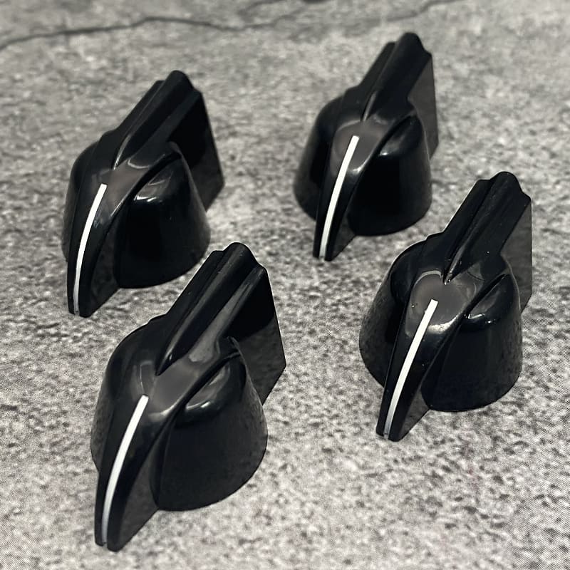 4x Black Chicken Head Ridge Top DM 2300 Guitar Effects Pedal | Reverb