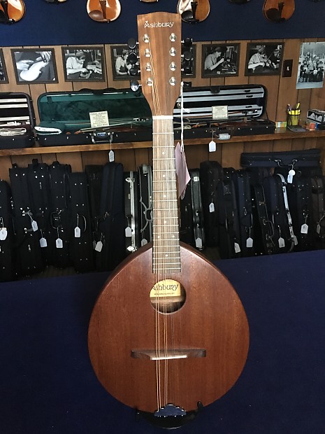 Ashbury AM110 Solid Sapele Wood Mandolin w/ Gigbag | Reverb