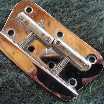 1970s vintage Fender Musicmaster bass bridge | Reverb