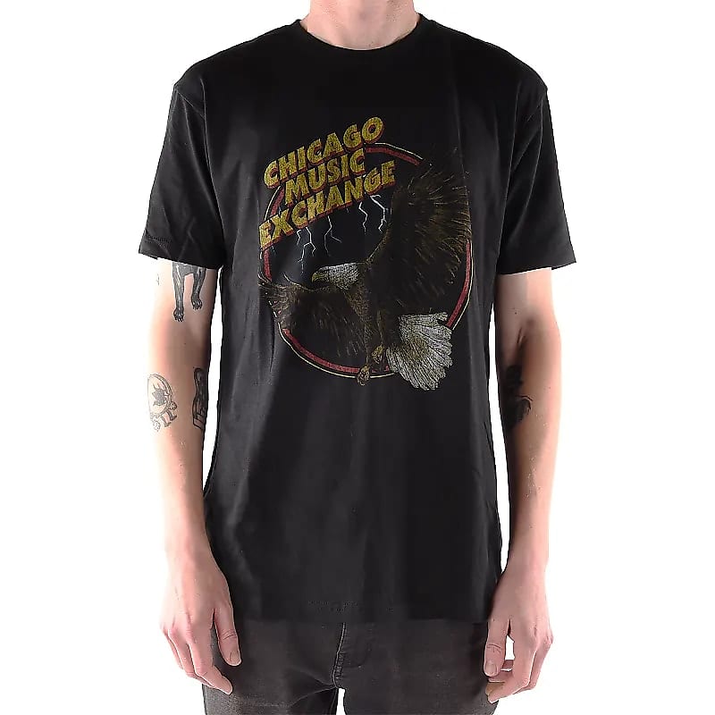 CME "Flying Eagle" Black T-Shirt XS | Reverb