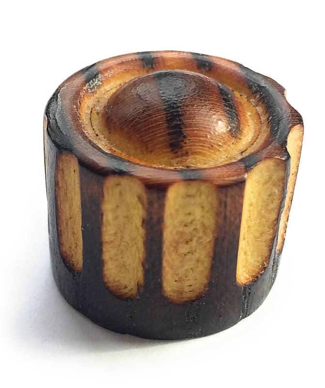 Set of 2 Tele Style Wood Barrel Custom Guitar Knobs - Round | Reverb