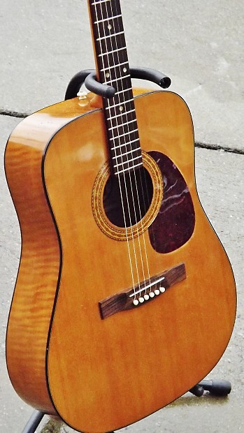 1973 Hofner "Arizona' flat top. Awesome flame maple! | Reverb