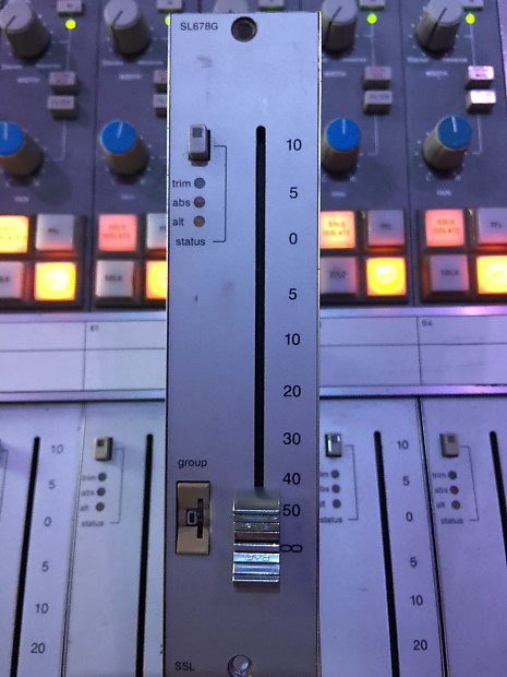 Solid State Logic 4000/6000/8000 Ultimation Moving Fader | Reverb