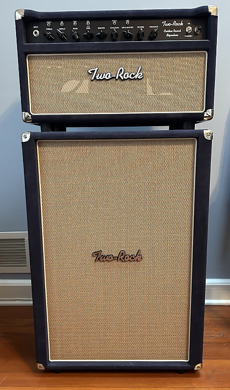 Two Rock 2023 CUSTOM Reverb Signature 100/50w Navy Suede - | Reverb