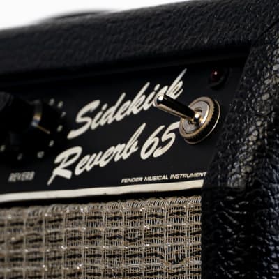 Fender Sidekick Reverb 65 Rivera Designed Blackface Guitar | Reverb