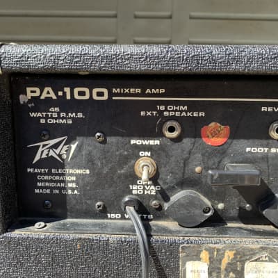 Peavey PA-100 1970s | Reverb