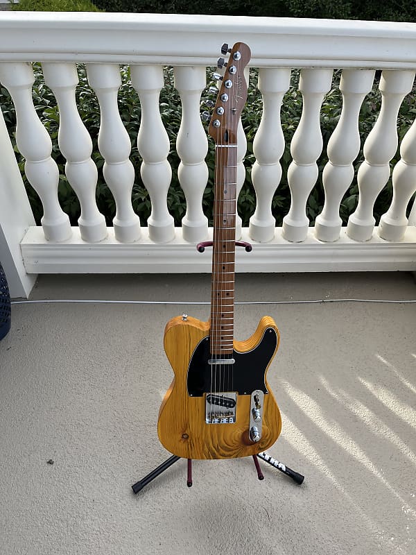 Custom Built Fender Telecaster, Yellow Pine Body, Roasted | Reverb