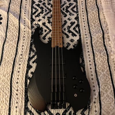 Legator WR4 Wraith Headless Bass - Stealth Black w/ Gig Bag | Reverb