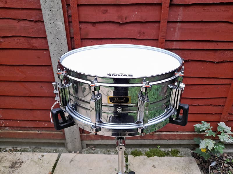 Pearl 10 Lug Steel Snare Drum, MIJ, 1969 | Reverb