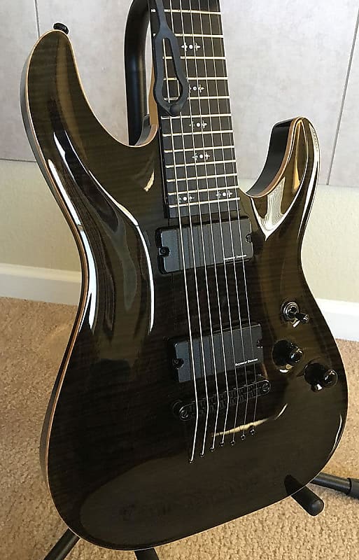 Schecter 7 string USA Custom Shop Sunset Classic II 27” | Reverb