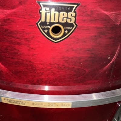 Fibes Austin Era Drum Set 2000s - Red | Reverb