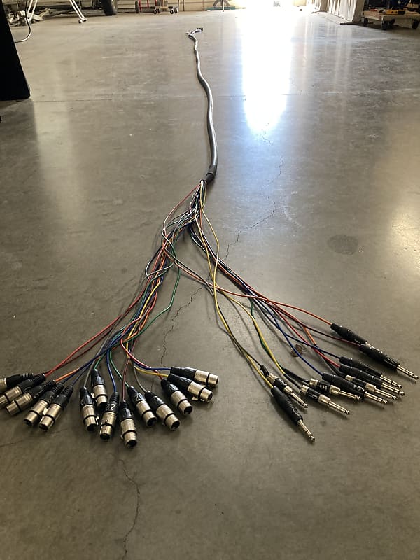 19 ft, 24 CHANNEL ELCO/EDAC TO XLR-FEMALE AND TRS CABLE | Reverb