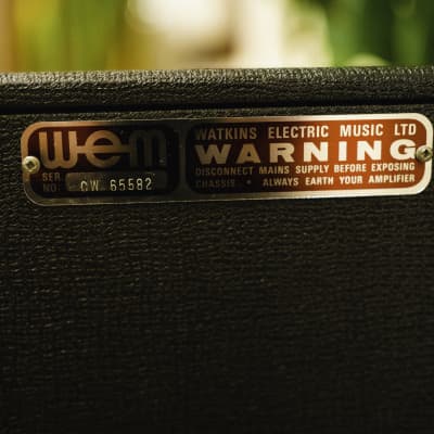1972 WEM Clubman 5 watt valve combo amplifier + original | Reverb UK