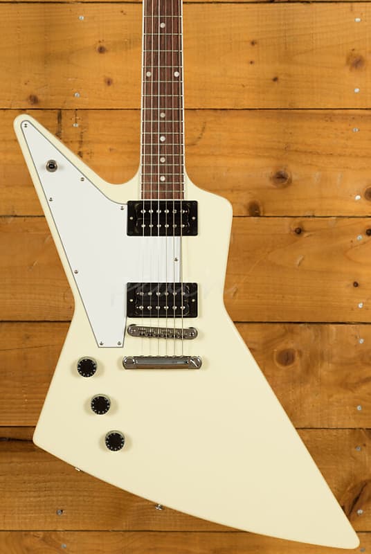 Gibson 70s Explorer Classic White Left Handed | Reverb