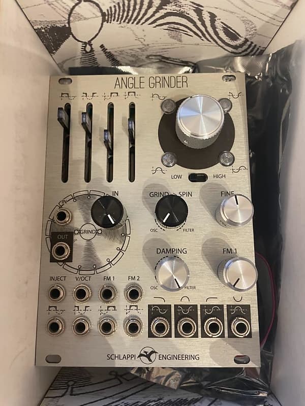 Schlappi Engineering Angle Grinder - Silver | Reverb