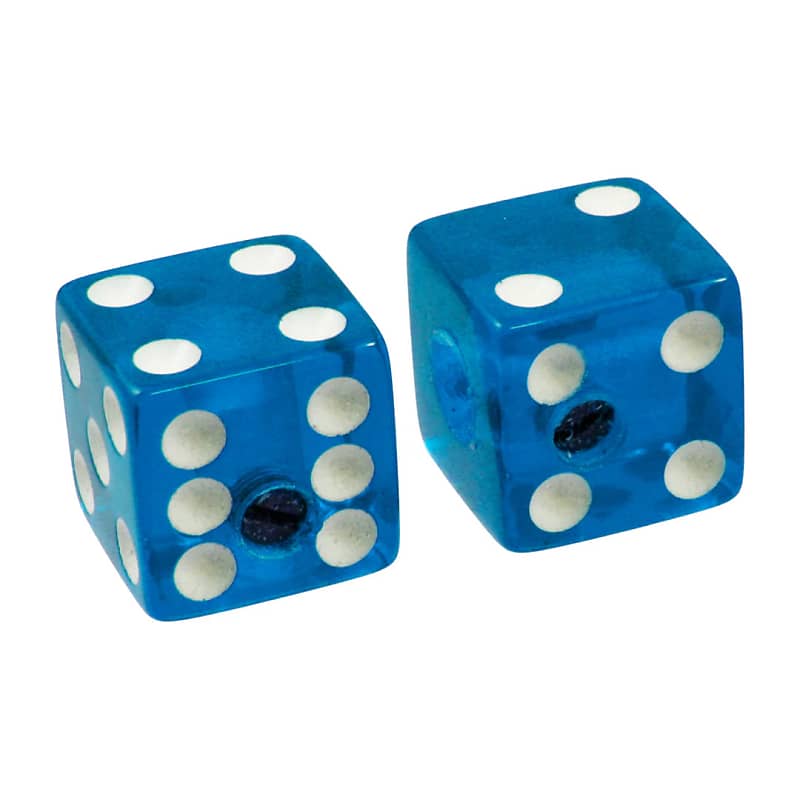 Allparts PK-3250-068 Dice Knobs (2 pk) - Blue | Reverb