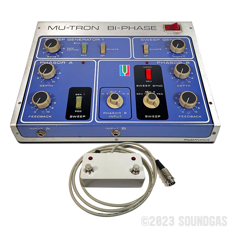 Musitronics Mu-Tron Bi-Phase + Custom Controller *Soundgas | Reverb