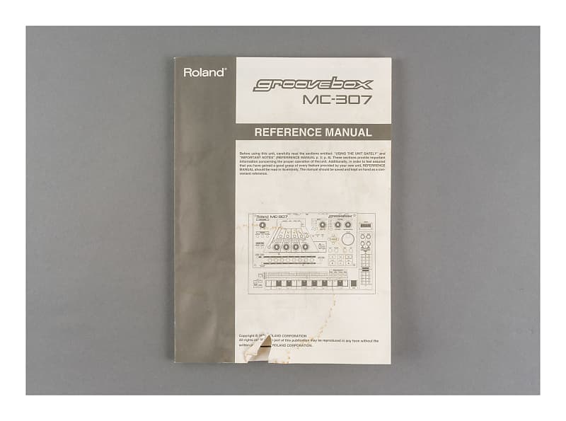 Roland Groovebox MC-307 Reference Manual [USED] | Reverb