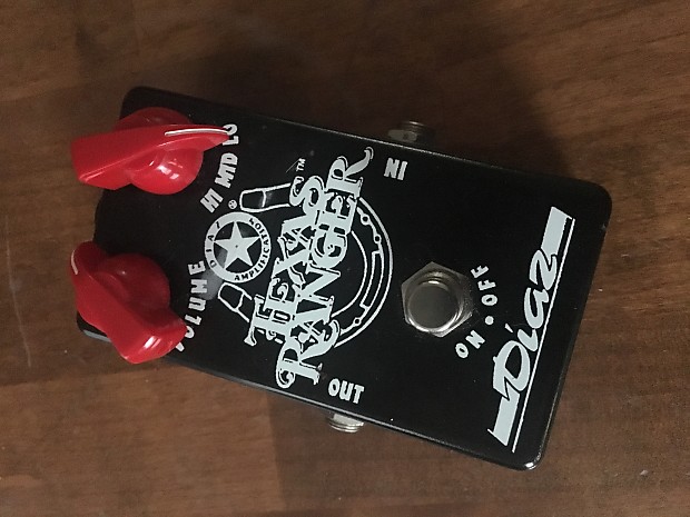 Cesar Diaz Texas Ranger Treble Booster Black | Reverb