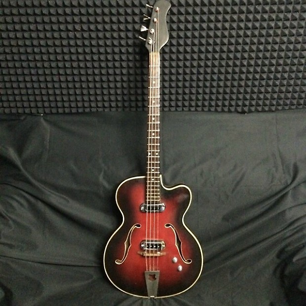 Musima 1655B RARE Vintage Semi-hollow Bass Guitar | Reverb Canada