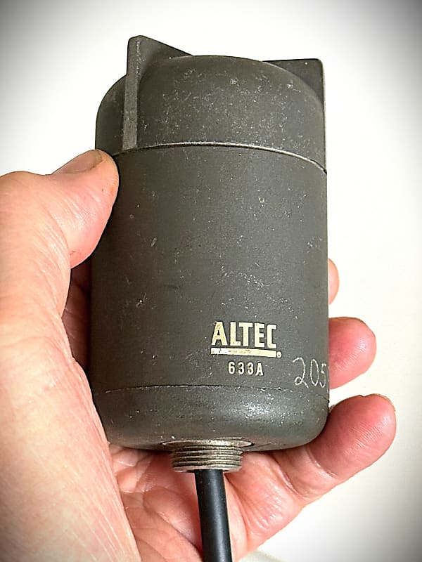 Vintage 1940's Altec 633A "Saltshaker" Dynamic Microphone | Reverb
