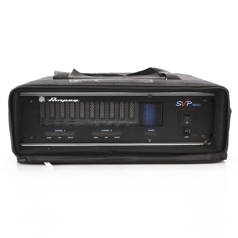 Ampeg SVP 1500 Solid State Bass Power Amplifier w/ Groove Pak | Reverb