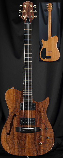 Kiesel AE185 Acoustic Electric Thinline Guitar 2017 | Reverb UK