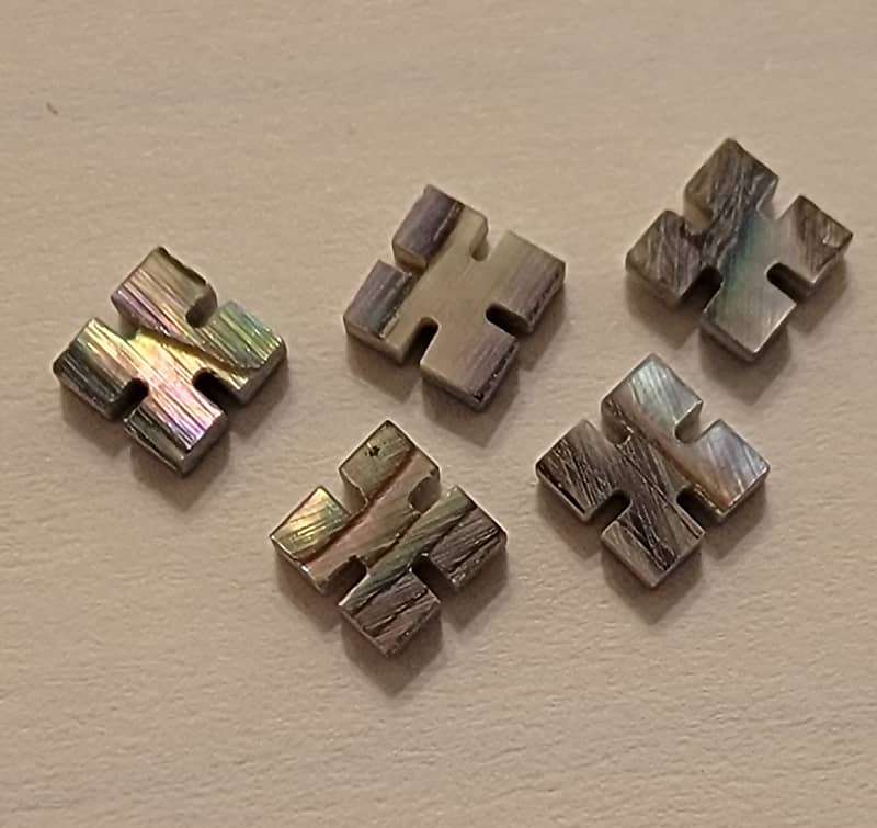 StewMac #0005-A PRE-CUT INLAYS DIAMOND 5mm ABALONE (5) NEW | Reverb