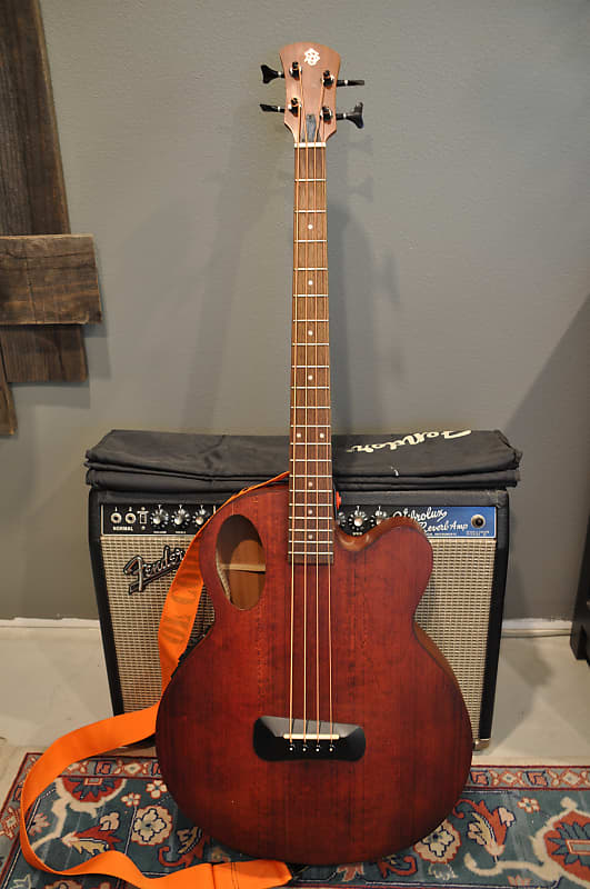 Spector Timbre Acoustic Bass Burgundy (aka Natural Walnut) | Reverb