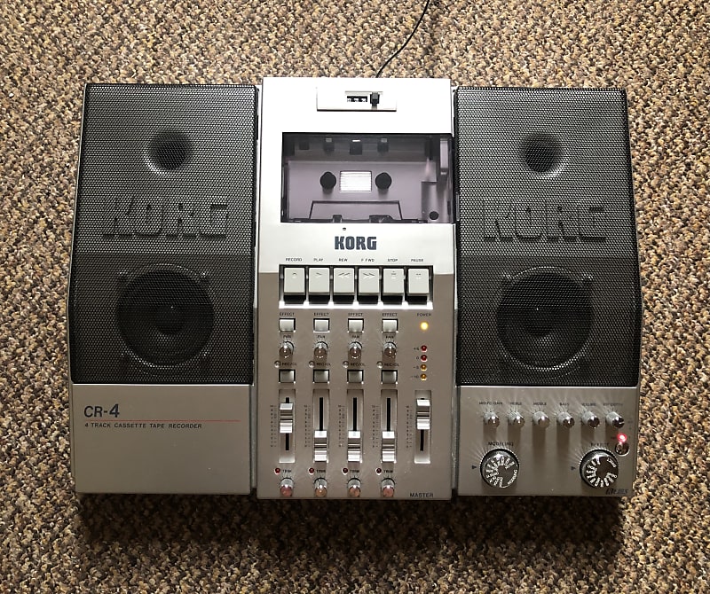 rare Korg CR-4 - Multitrack Cassette Tape Recorder | Reverb